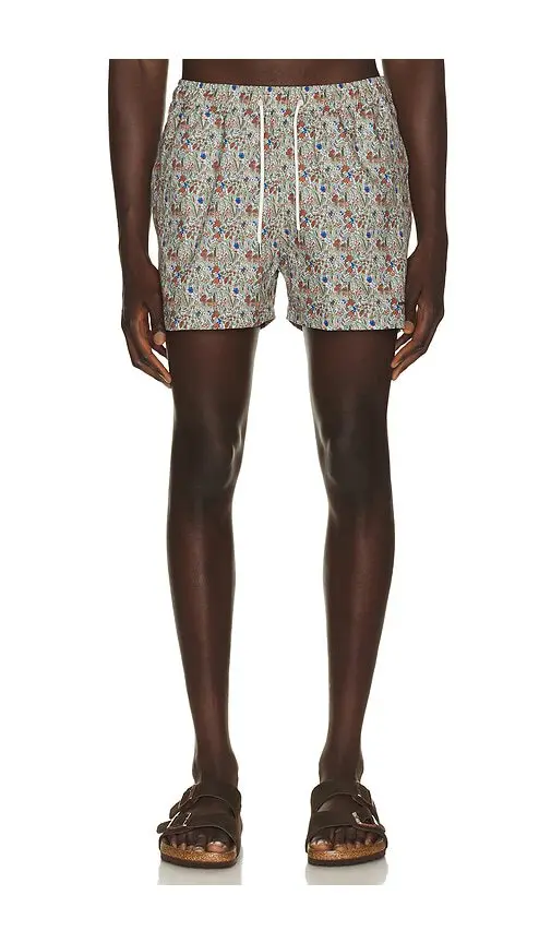 EDMMOND STUDIOS Wildlife Swim Shorts - Brown