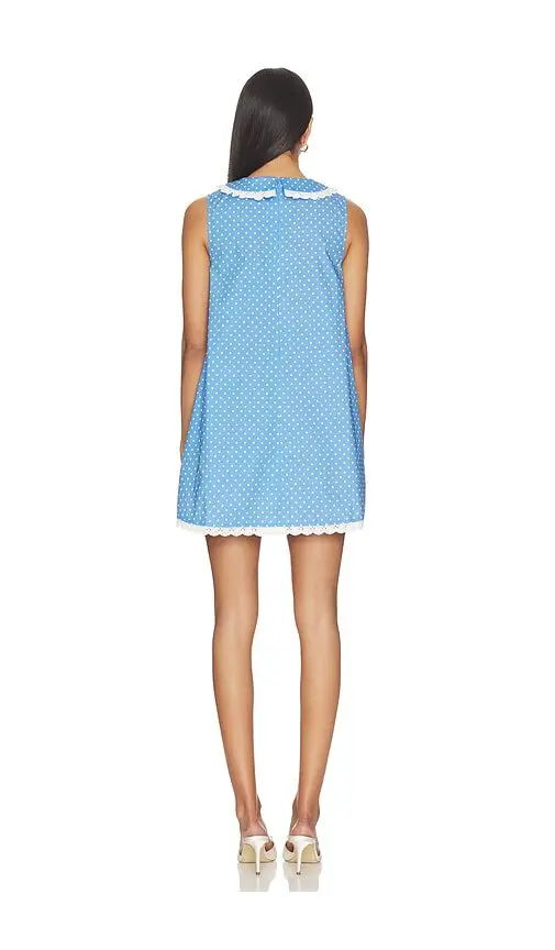 Caroline Constas Juliette Mini Dress - Blue