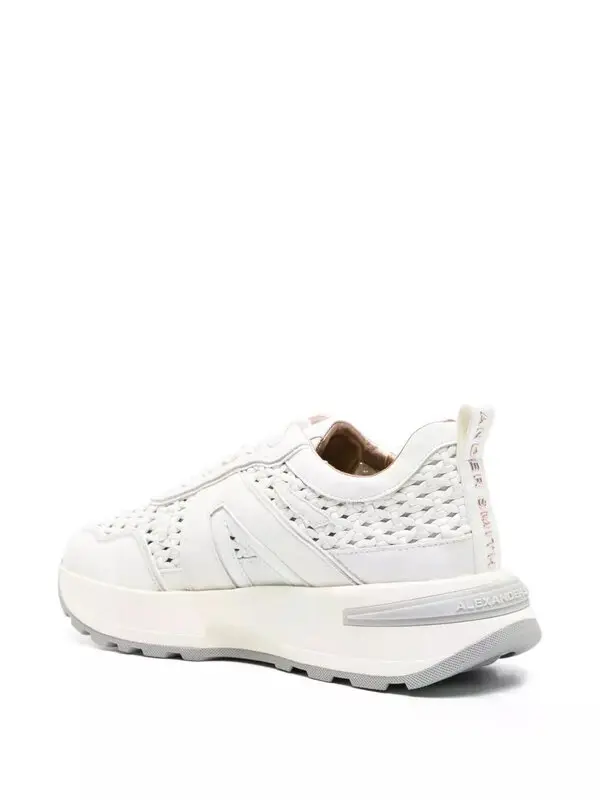 ALEXANDER SMITH Liverpool Perforated Leather Sneakers
