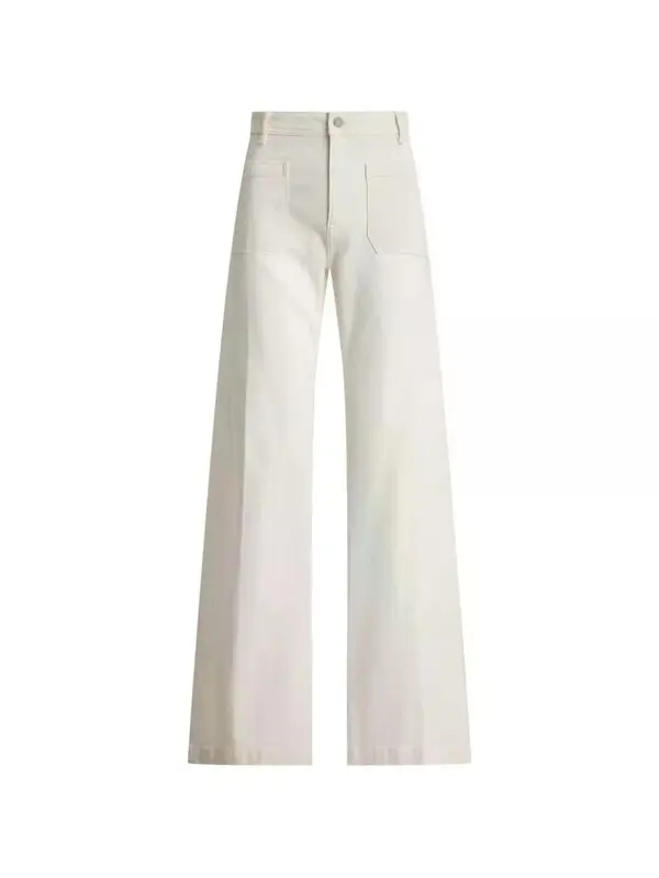 Polo Ralph Lauren Wide-leg Denim Trousers - Neutrals