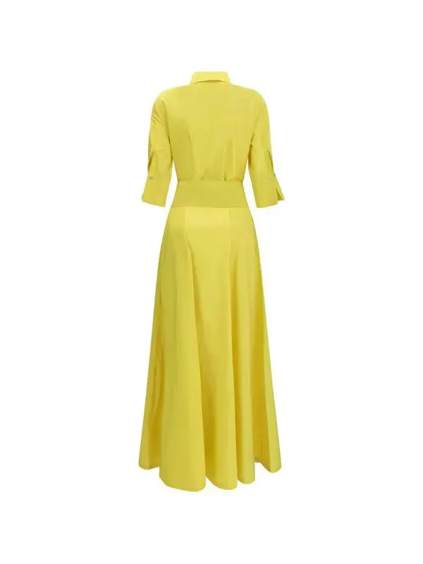SARA ROKA Etra 85 Tie-belt Midi Shirt Dress