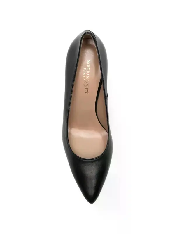 SERGIO MORETTI FIRENZE Pointed-toe Block Heel Pumps