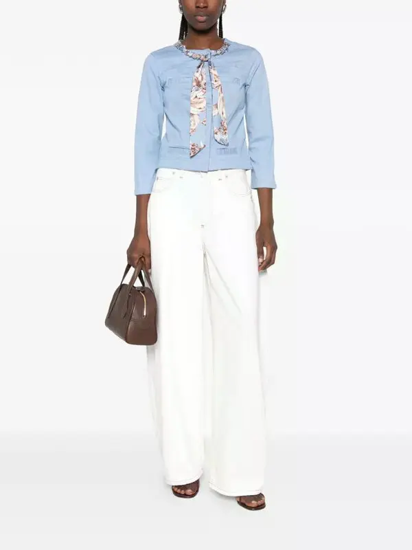 Liu Jo Floral Chain Trim Jacket
