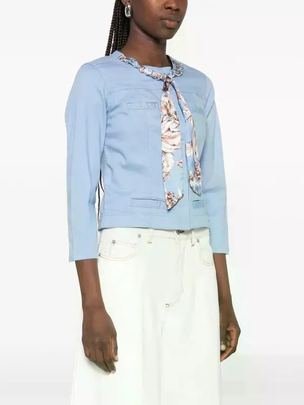 Liu Jo Floral Chain Trim Jacket