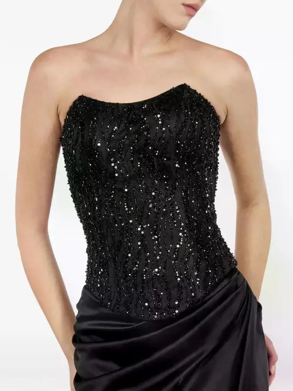 ALEXIA & ANTONIA Embellished Lace Corset