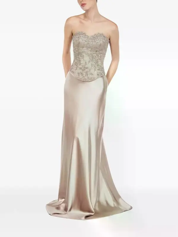 ALEXIA & ANTONIA Embellished Lace Corset
