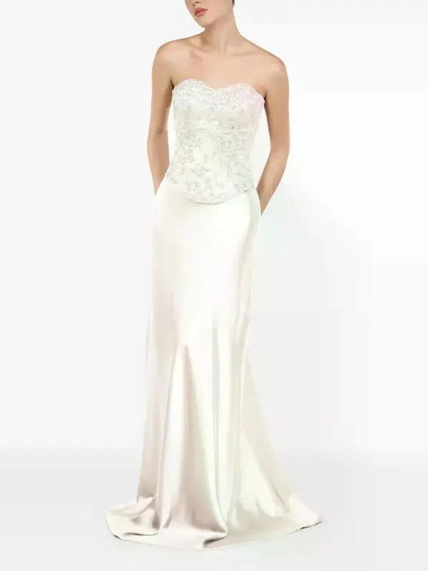 ALEXIA & ANTONIA Bias-cut Maxi Skirt