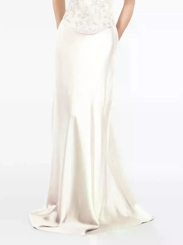 ALEXIA & ANTONIA Bias-cut Maxi Skirt