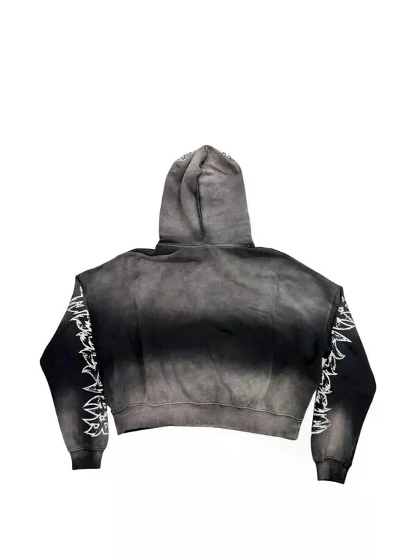 HELLSTAR Stars Shine Lettering Hoodie