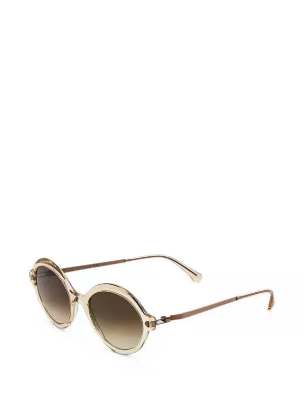 Mykita Noomi Round Frame Sunglasses - Neutrals