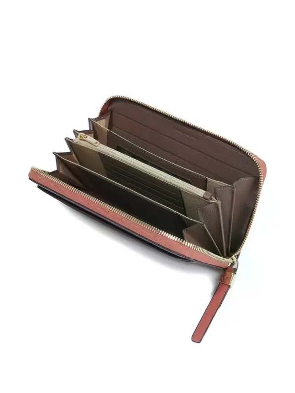 PIQUADRO Zip-around Leather Wallet - Brown