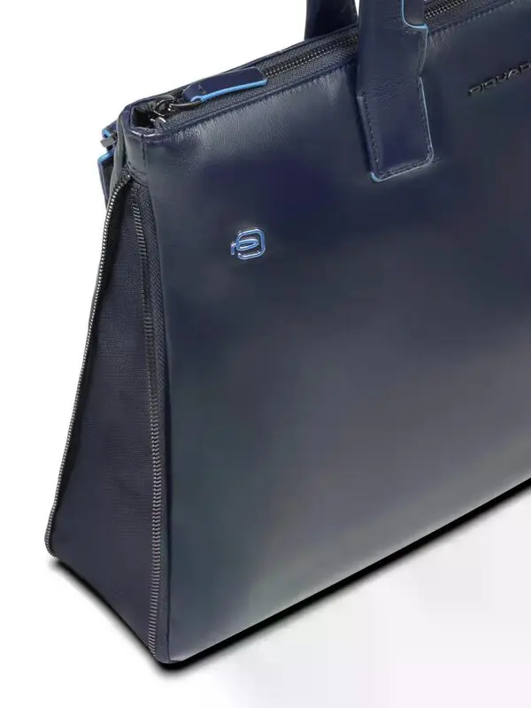 PIQUADRO Expandable Laptop Bag With Top Handles And Shoulder Strap