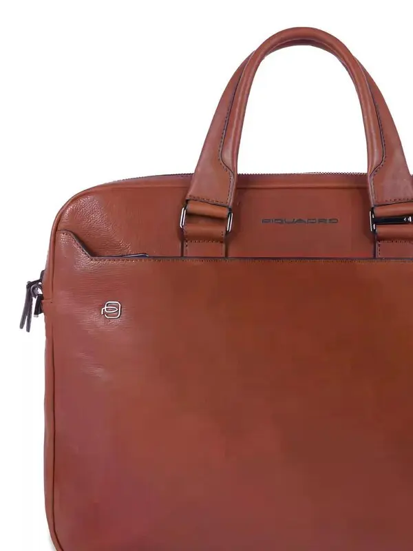 PIQUADRO Leather Laptop Bag
