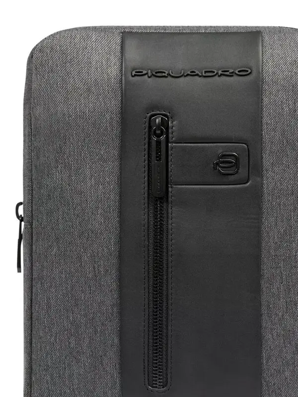 PIQUADRO Panelled Crossbody Bag - Grey