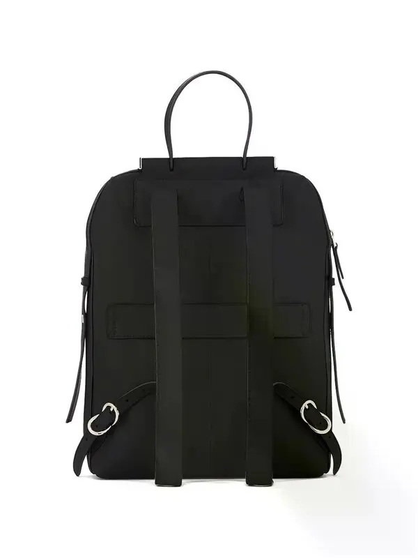 PIQUADRO Leather Laptop Backpack With Top Handle