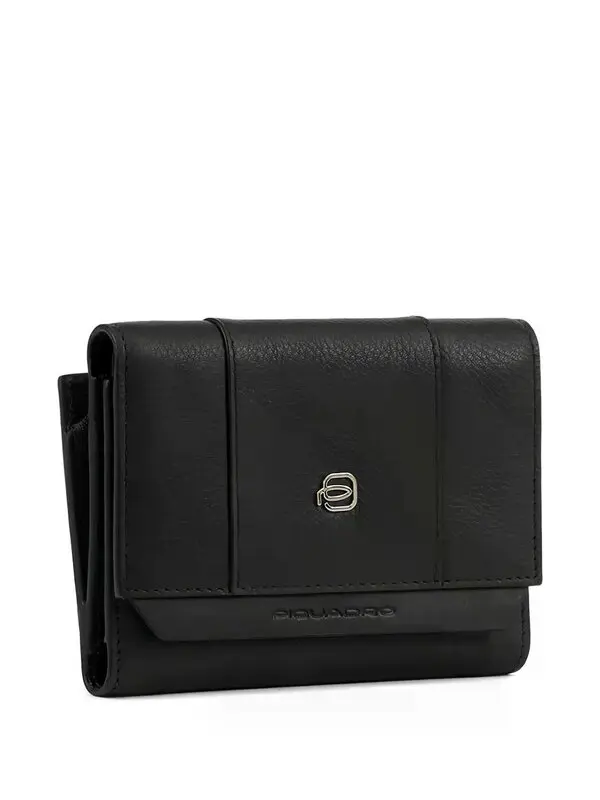 PIQUADRO Trifold Wallet - Black