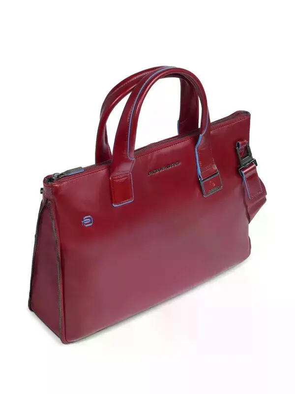PIQUADRO Expandable Laptop Bag With Top Handles And Shoulder Strap