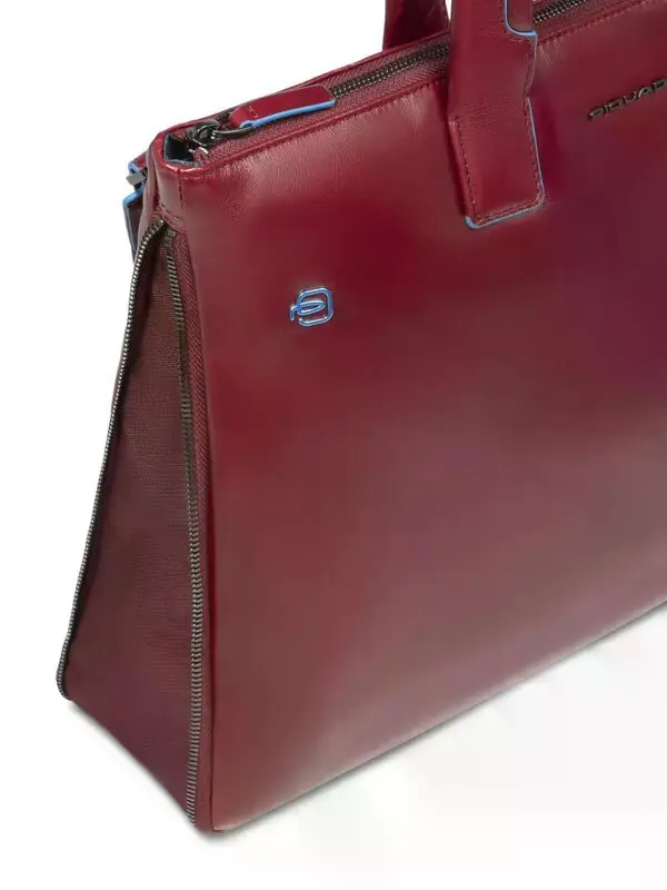 PIQUADRO Leather Laptop Bag