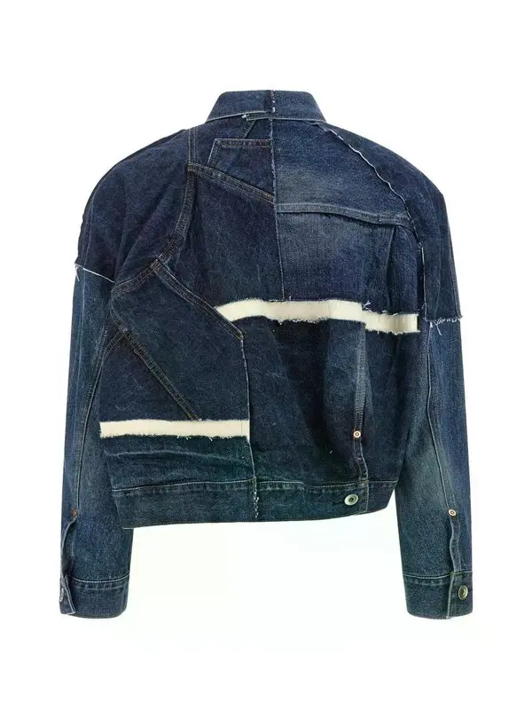 Sacai Patchwork-design Denim Jacket