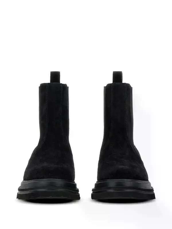 Hogan Elastic Suede Ankle Boots