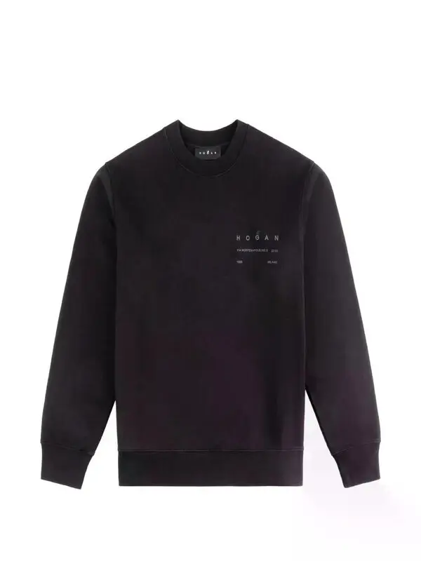 Hogan Round-neck Print Sweatshirt