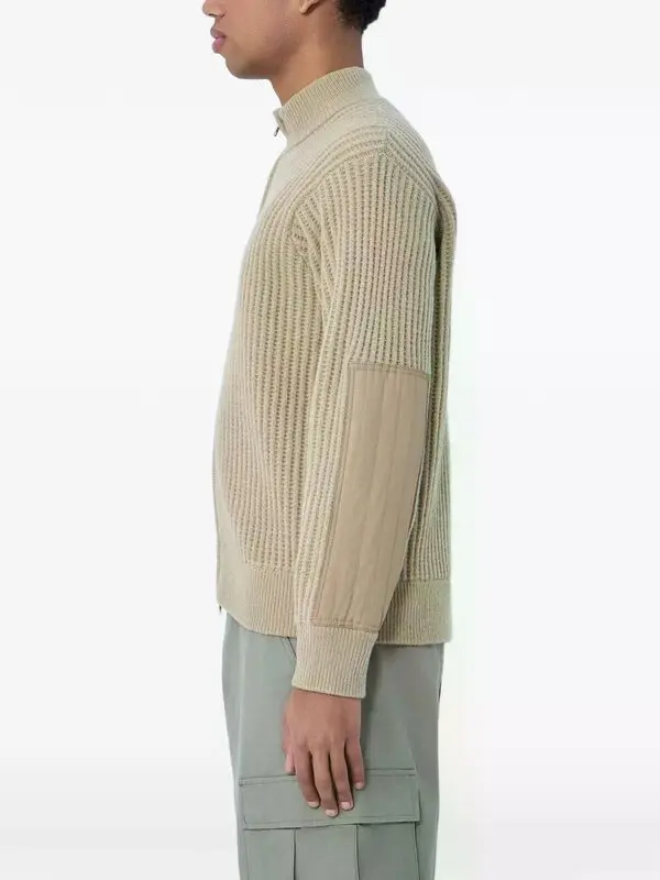 StÜssy Ribbed Knit Zip-up Cardigan