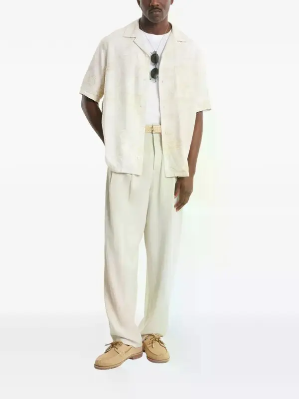 Maison Kitsuné Parisian Map Resort Shirt
