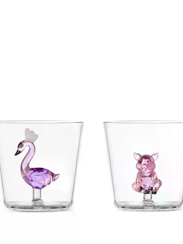 ICHENDORF MILANO Animal Design Tumblers - White
