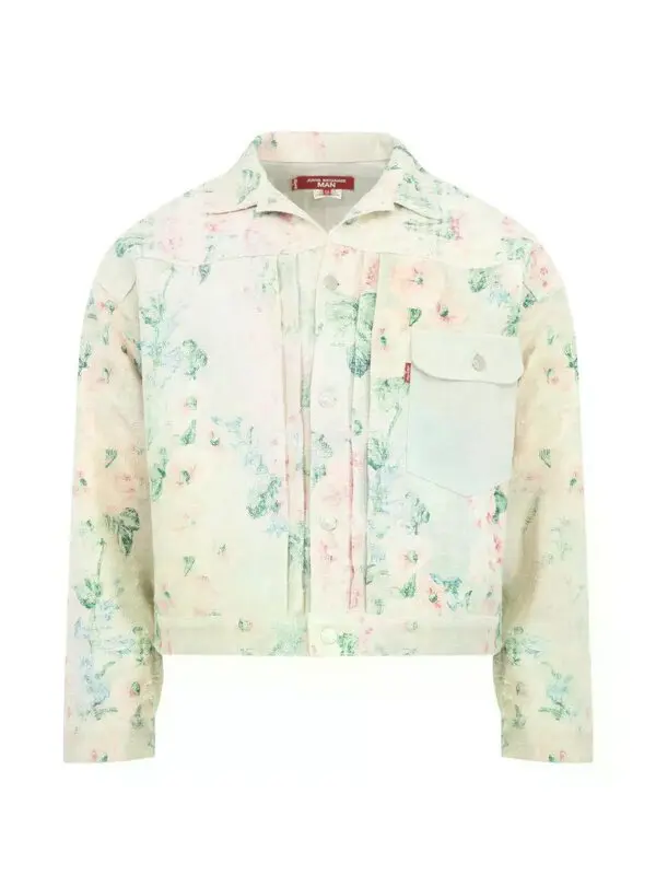 Junya Watanabe Floral Print Embroidered Jacket