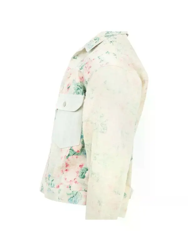 Junya Watanabe Floral Print Embroidered Jacket