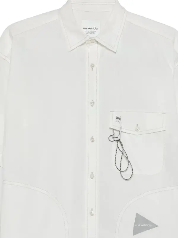 AND WANDER Pocket Shirt
