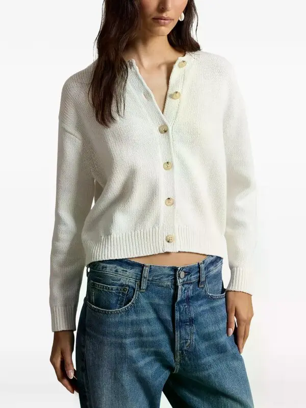 Polo Ralph Lauren Round Neck Button-up Cardigan