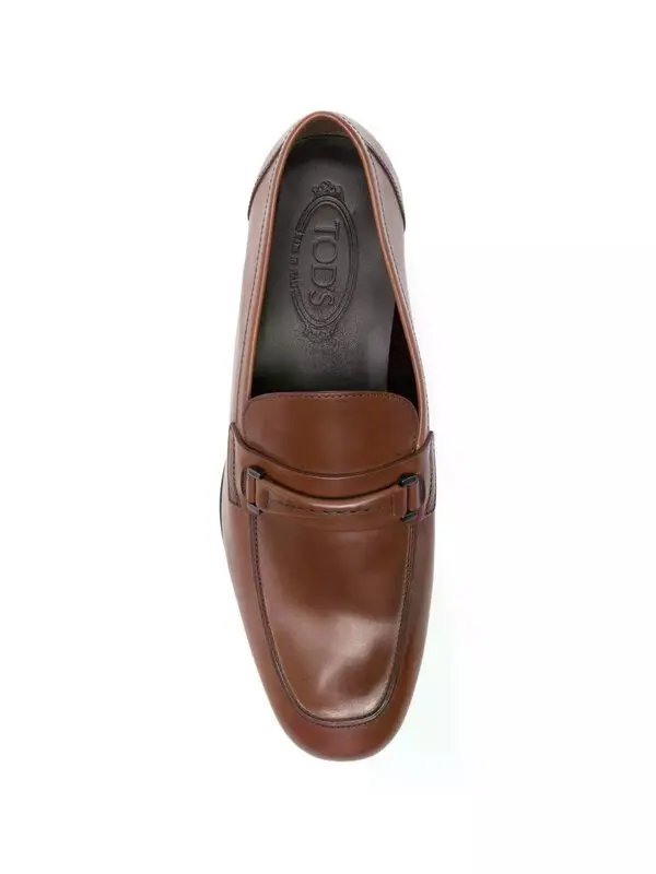 TOD'S Penny-strap Leather Loafers