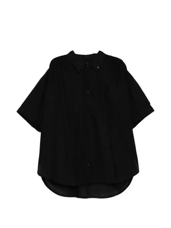 SONGZIO Graphic-embroidered Shirt - Black