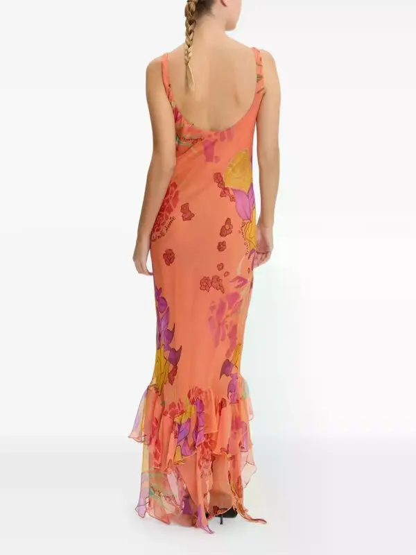 DONDE ESTEBAN Guava Flores Maxi Dress