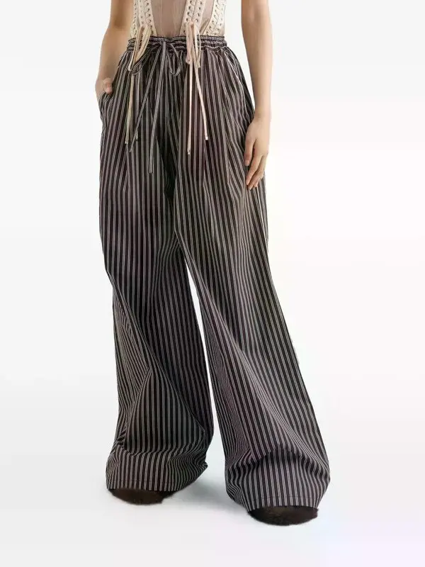 Dolce & Gabbana Striped Poplin Trousers
