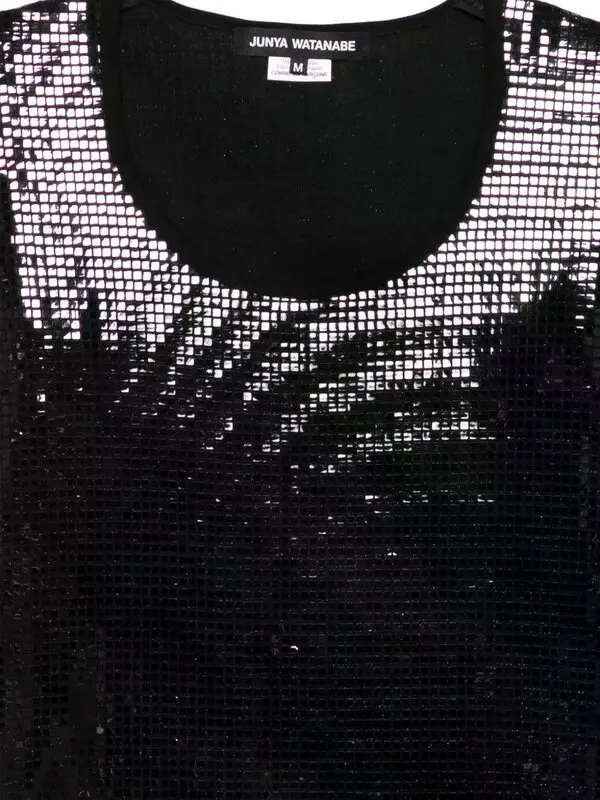 Junya Watanabe Sequin Embellished Short Sleeve T-shirt