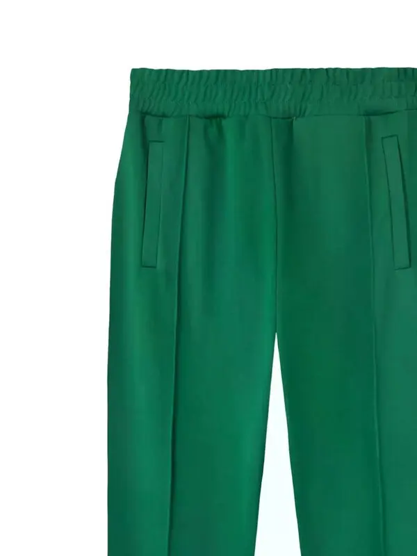 Palm Angels Curved Logo Track Pants - Green