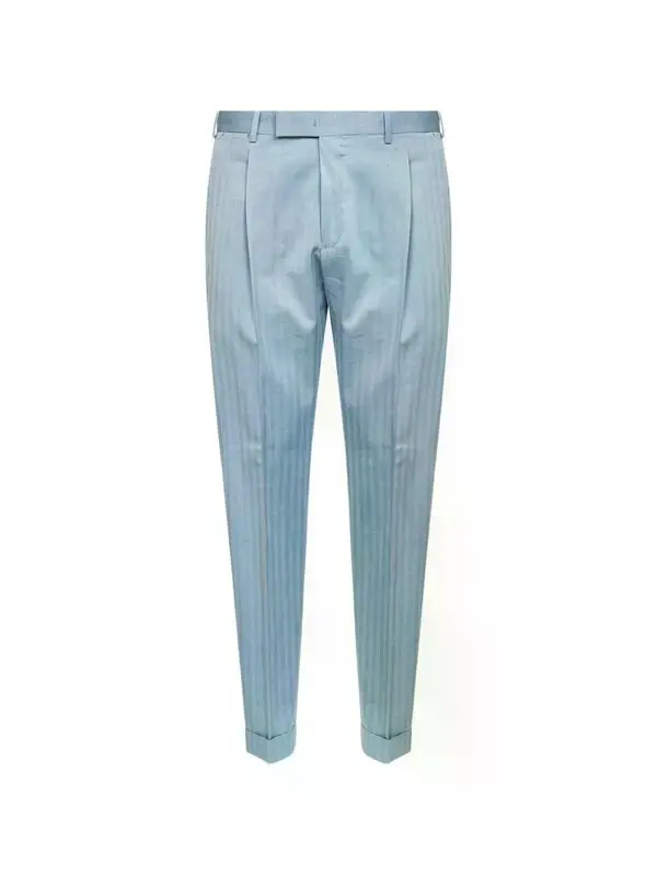 PT TORINO Pleated Trousers With Belt Loops