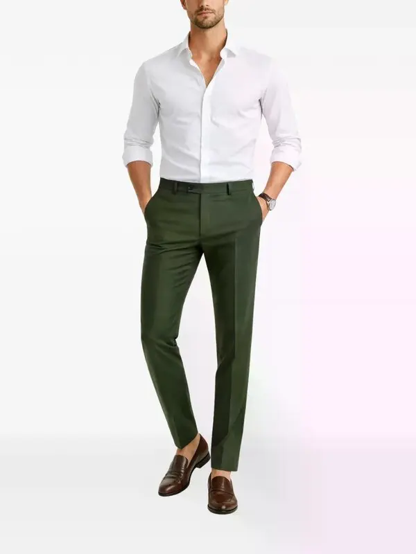 FRANZESE COLLECTION Button-fastening Pleated Trousers