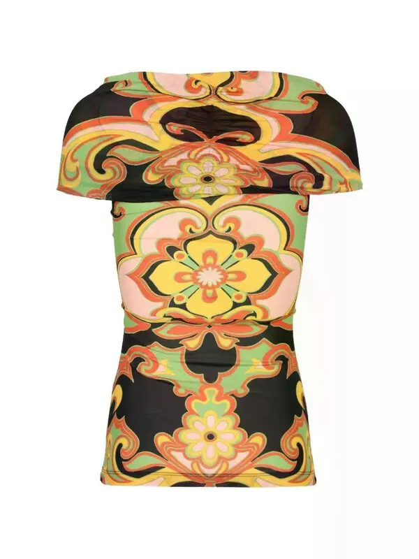 Etro Off-shoulder Draped Top