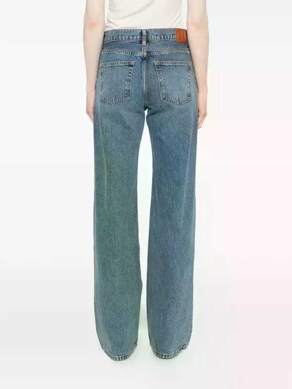 ANINE BING Button-fastening Straight Leg Jeans