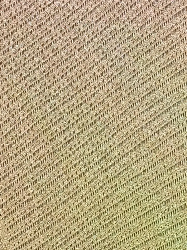 SIMONA CORSELLINI Metallic-effect Open-knit Scarf - Brown