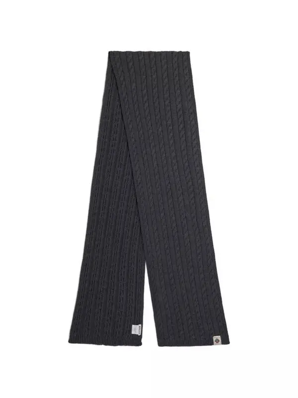 Bally Cable-knit Wool Scarf