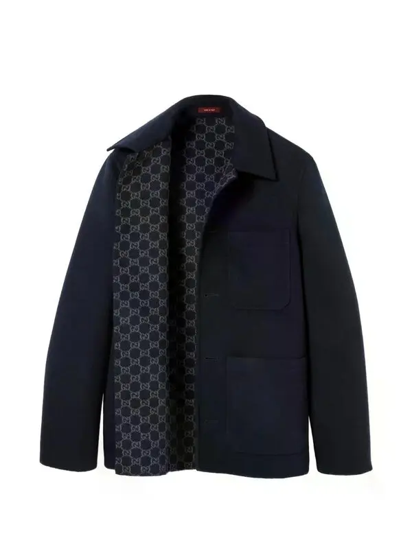 Gucci Long-sleeve Blazer With All-over Pattern