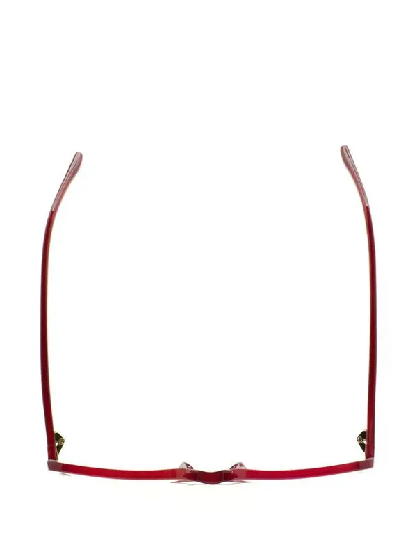 KALEOS Castro Square-frame Eyeglasses - Red