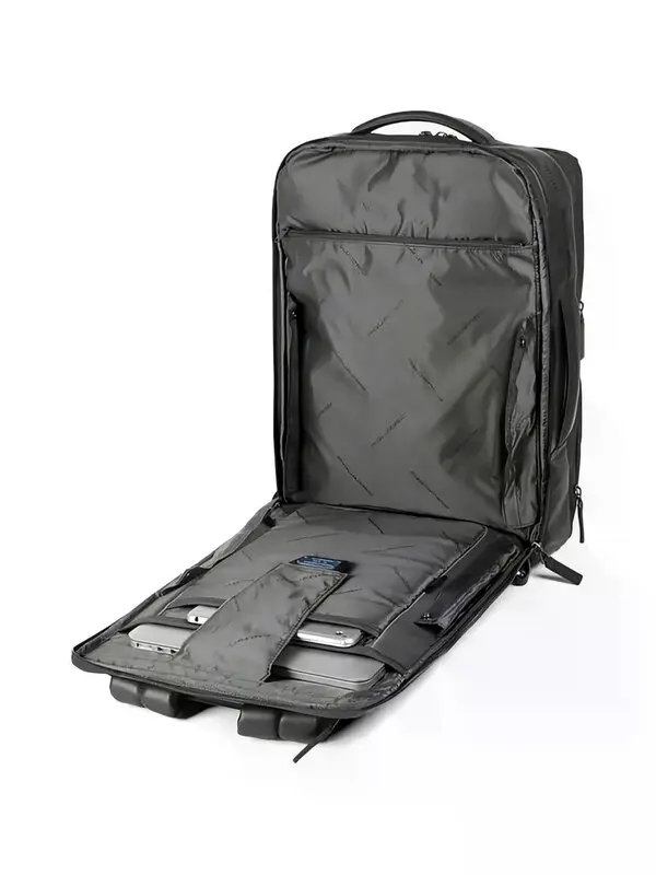 PIQUADRO Slim Leather Backpack