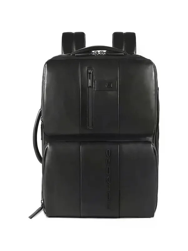 PIQUADRO Slim Leather Backpack