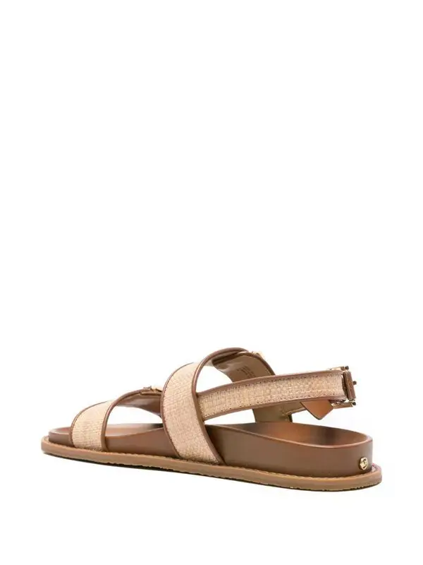 Michael Kors Buckle-strap Woven Sandals