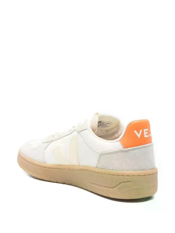 VEJA V-82 Suede Panelled Lace-up Sneakers